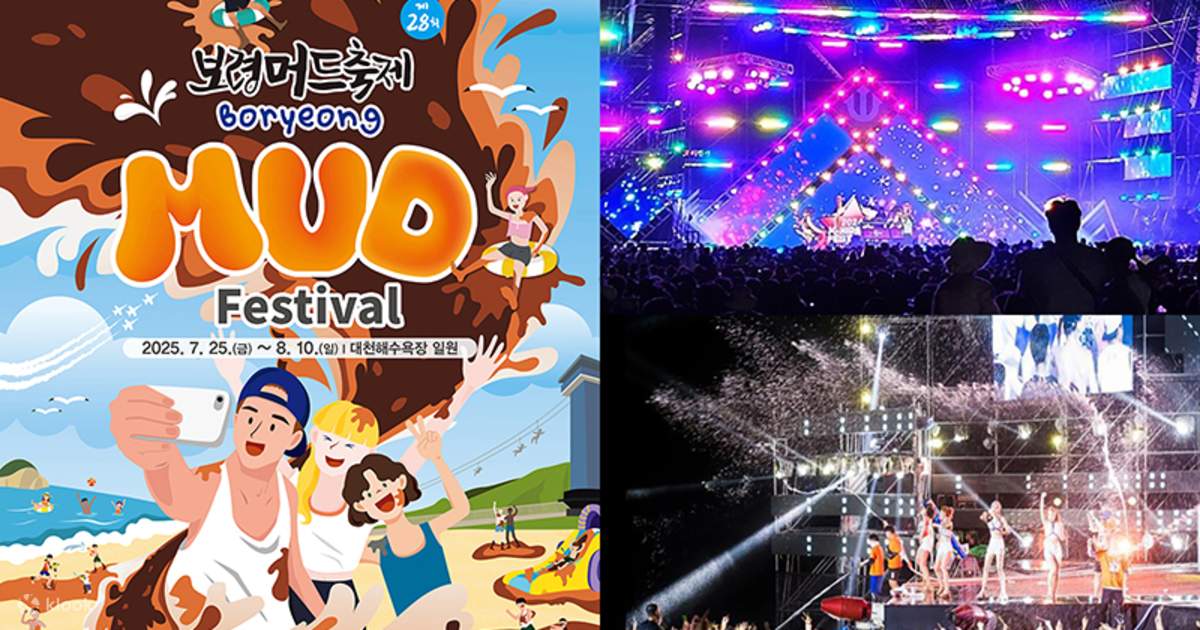 Tour di un giorno da Seoul al Boryeong Mud Festival 2025 + Concerto K-Pop - Klook Stati Uniti